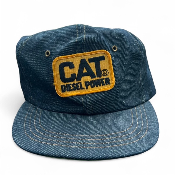Accessories | Rare Cat Diesel Power Denim Cap | Poshmark